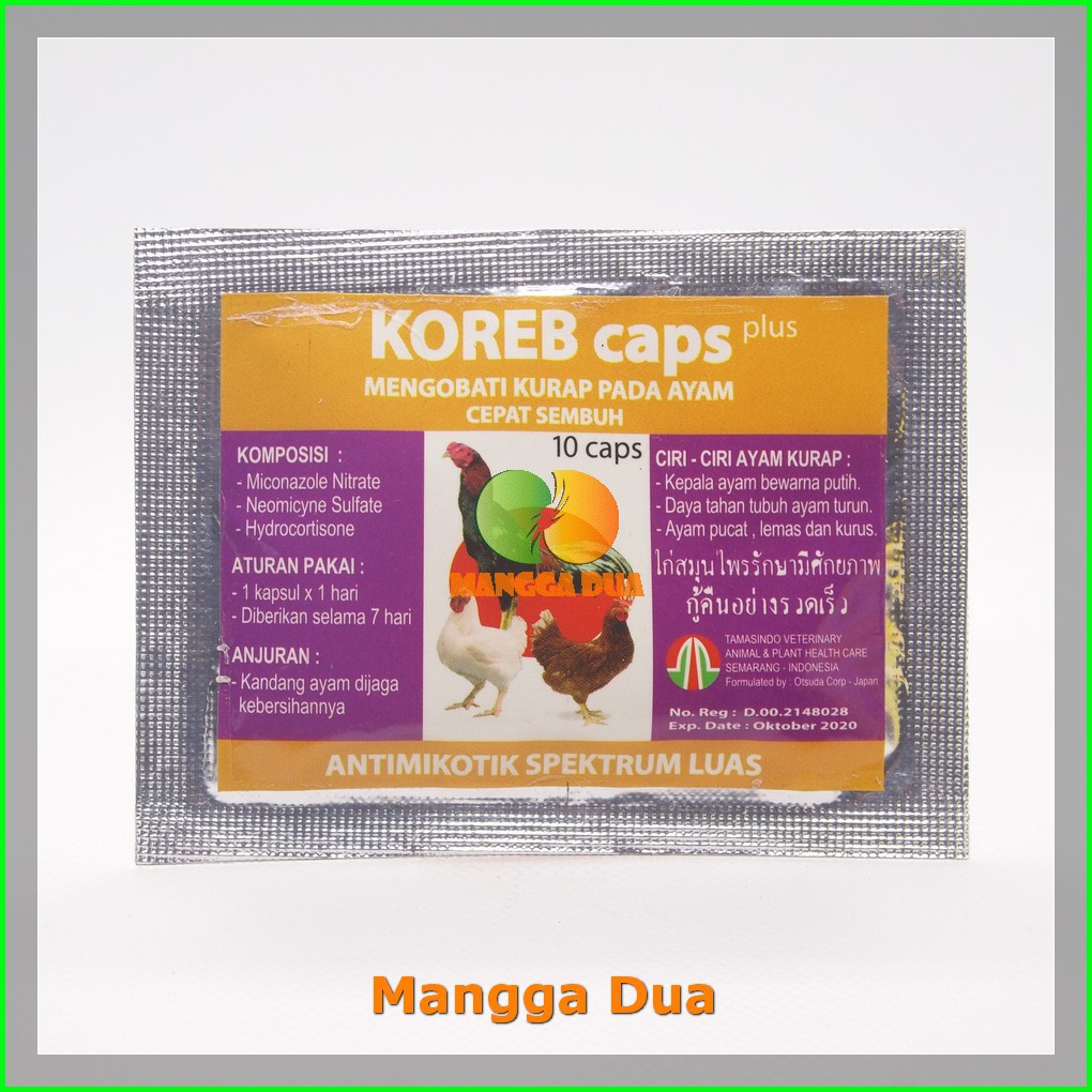 Jual KOREB KAPSUL 10 Capsul Original Mengobati Kurap Anti Kurap ...