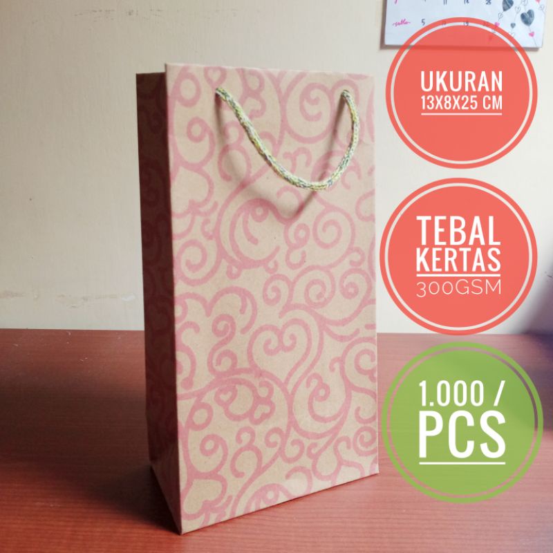 Jual Paper bag motif batik / tas sovenir motif batik / tas kertas motif ...