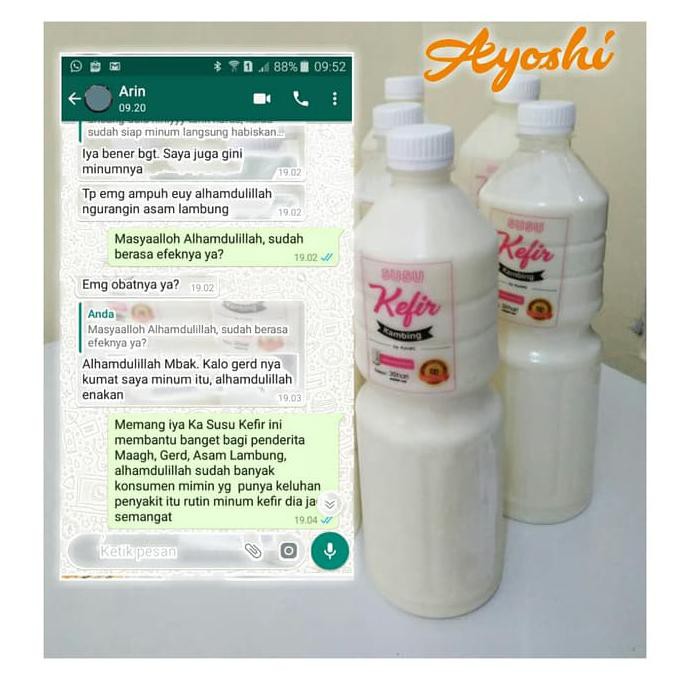 Jual SUSU KEFIR KAMBING ETAWA 1 LITER PRIMA F1 ETTAWA ASLI GOAT HANYA ...