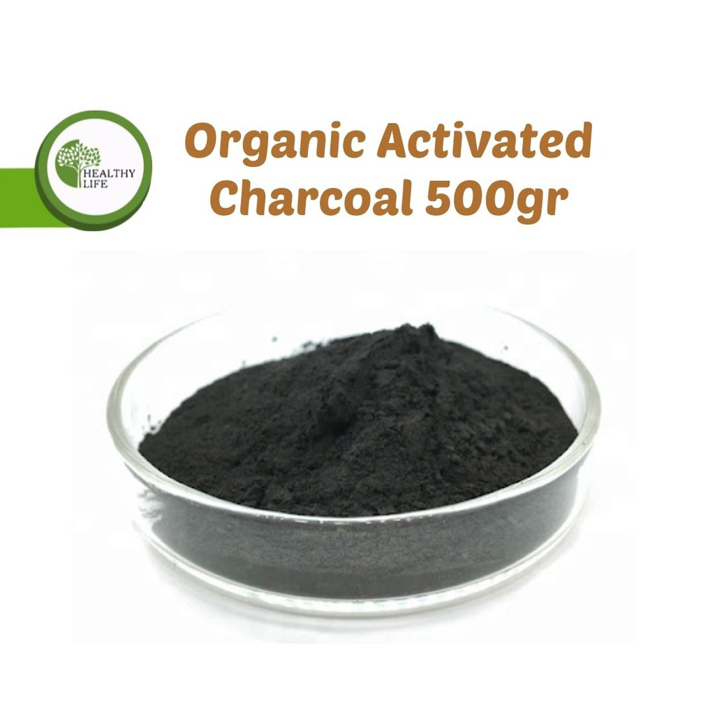Jual Organic Activated Charcoal Powder / Arang Aktif Bubuk 500gr ...