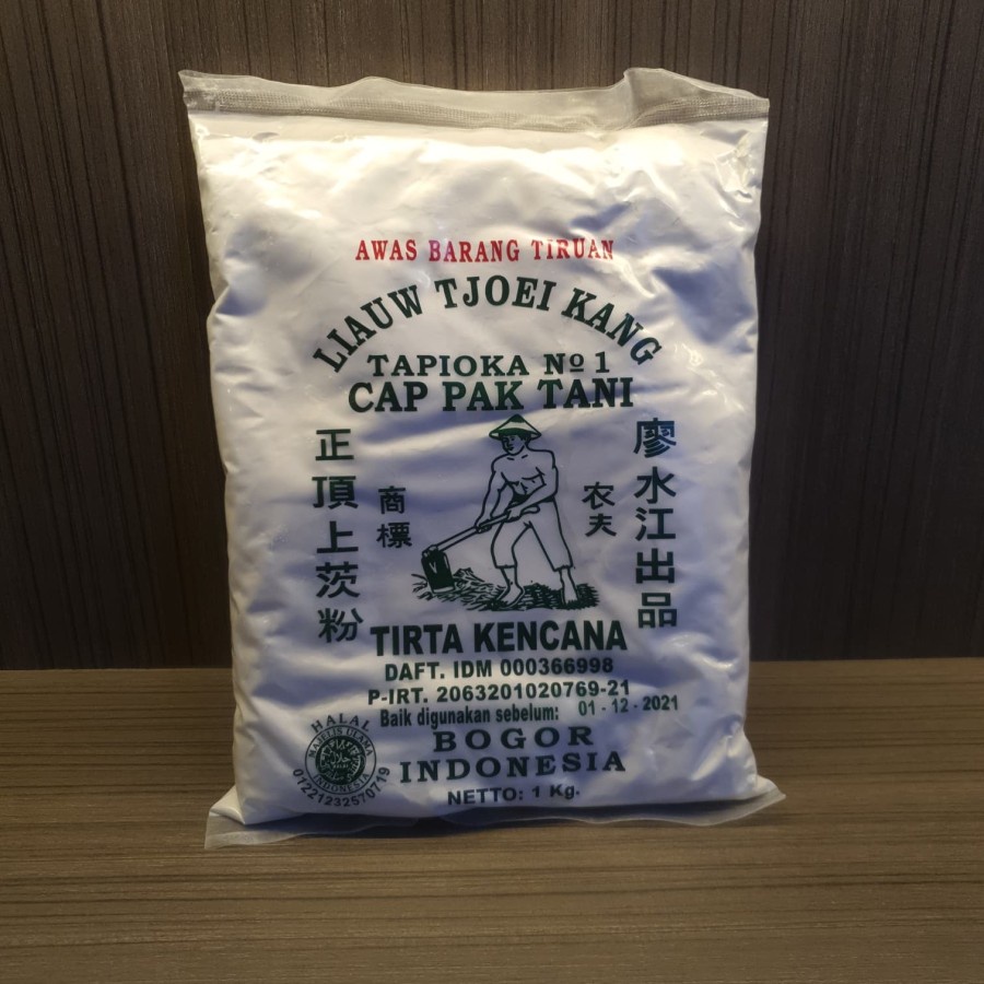Jual Tepung Tapioka Cap Pak Tani Liaw Tjoei Kang Tirta Kencana HALAL 1 ...