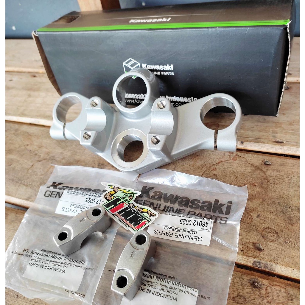 Jual T Atas Ninja Ss Ninja R Old Original Kawasaki Set Klem Raiser Stang Ninja Ss | Shopee Indonesia