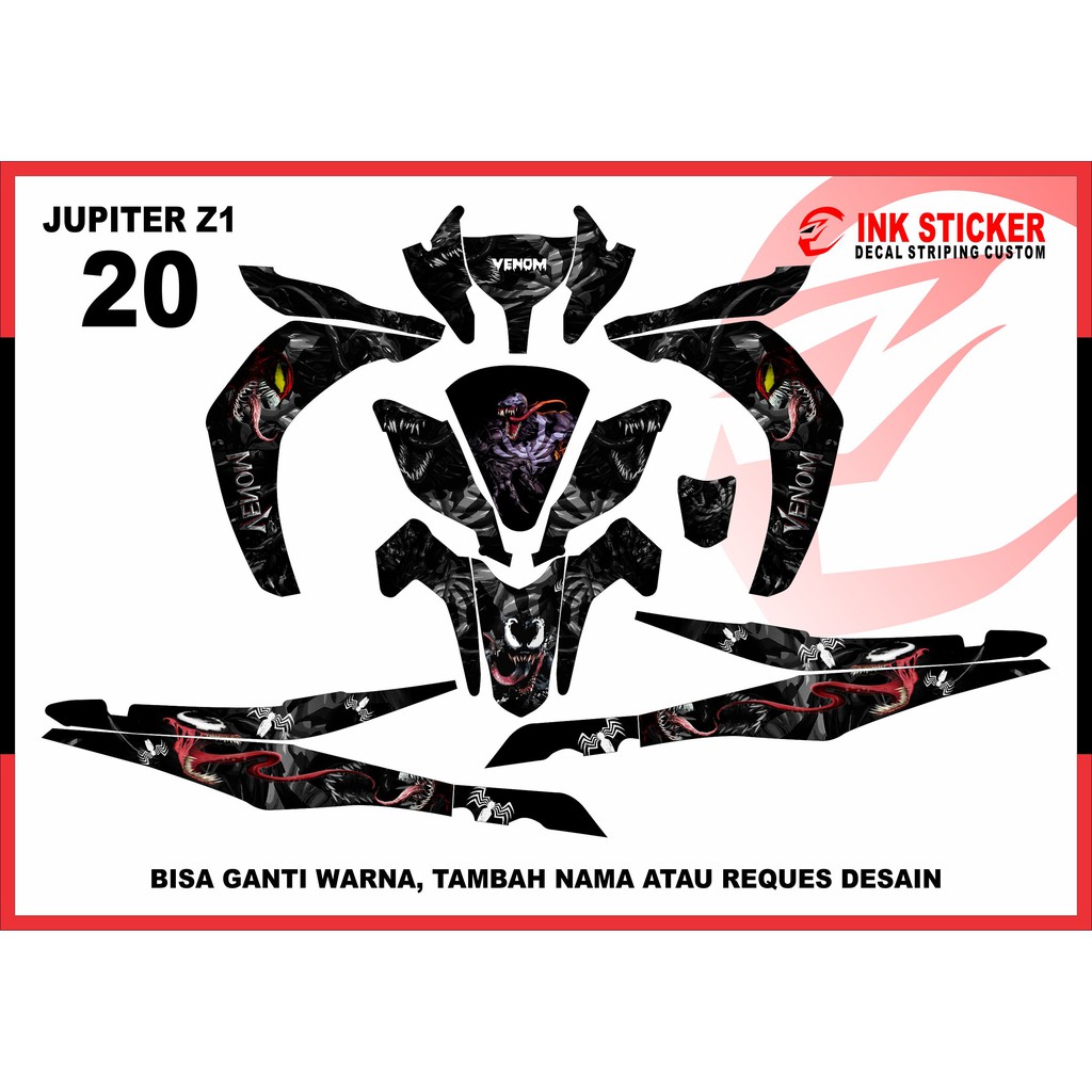 Jual Sticker Decal Jupiter Z1 20 Fullbody | Shopee Indonesia