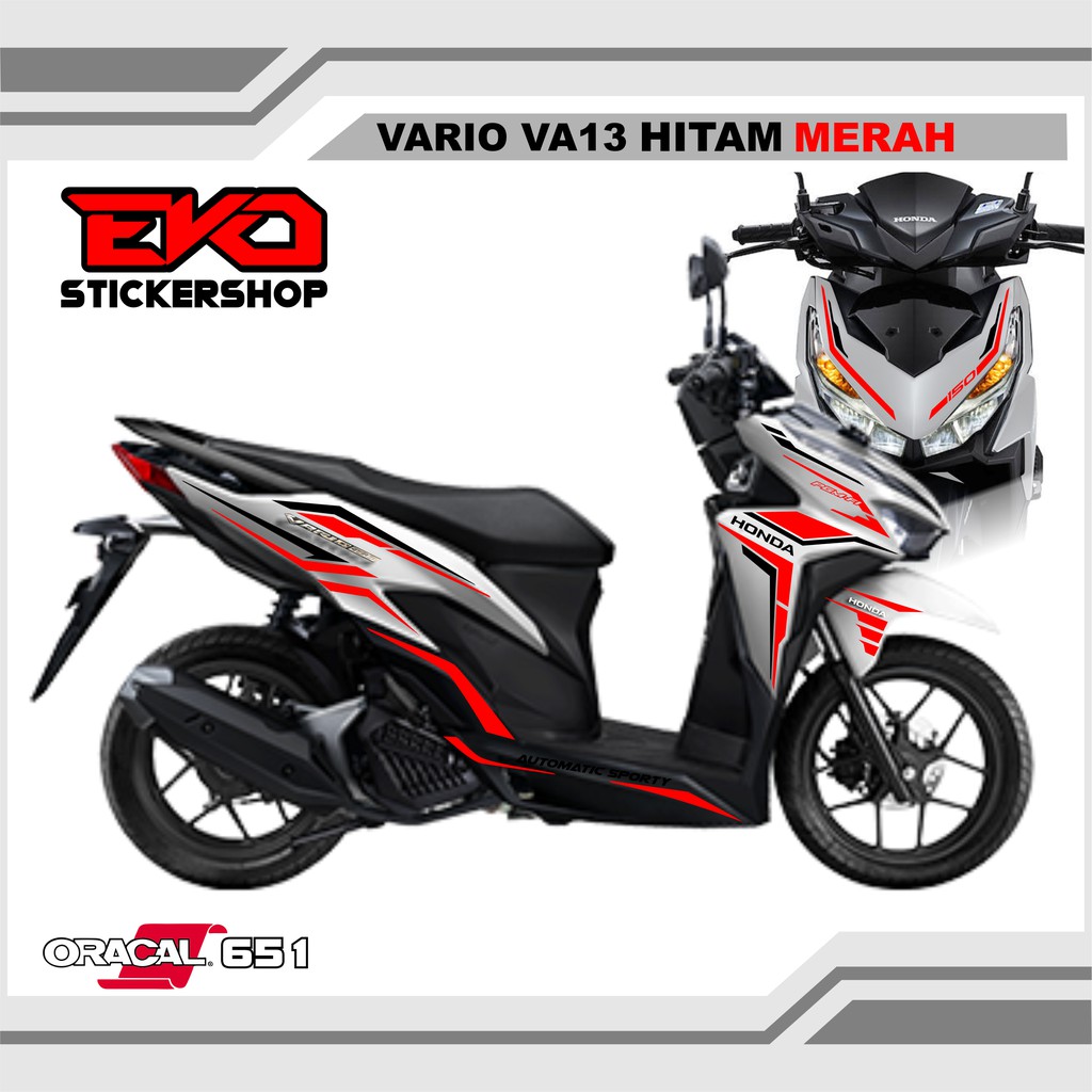 Jual Cutting Sticker Vario 150 Putih | Shopee Indonesia