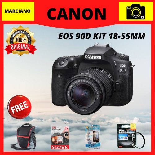 Jual Camera CANON 90D KIT 18-55MM IS STM | Shopee Indonesia