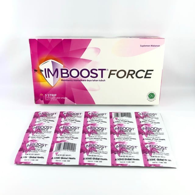 Jual IMBOST FORCE - VITAMIN DAYA TAHAN TUBUH - 1 STRIP @10 KAPSUL ...
