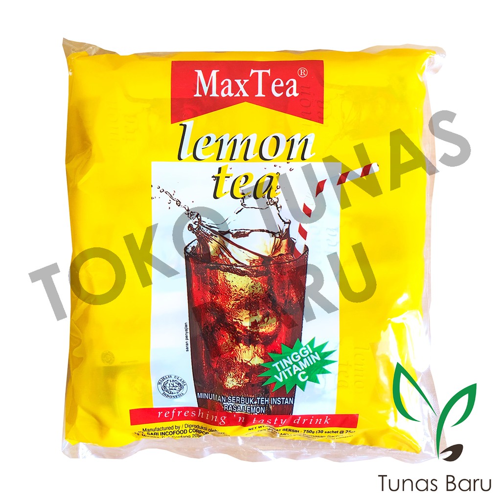 Jual MaxTea Lemon Tea (Serbuk Teh Instan rasa Lemon) | Shopee Indonesia
