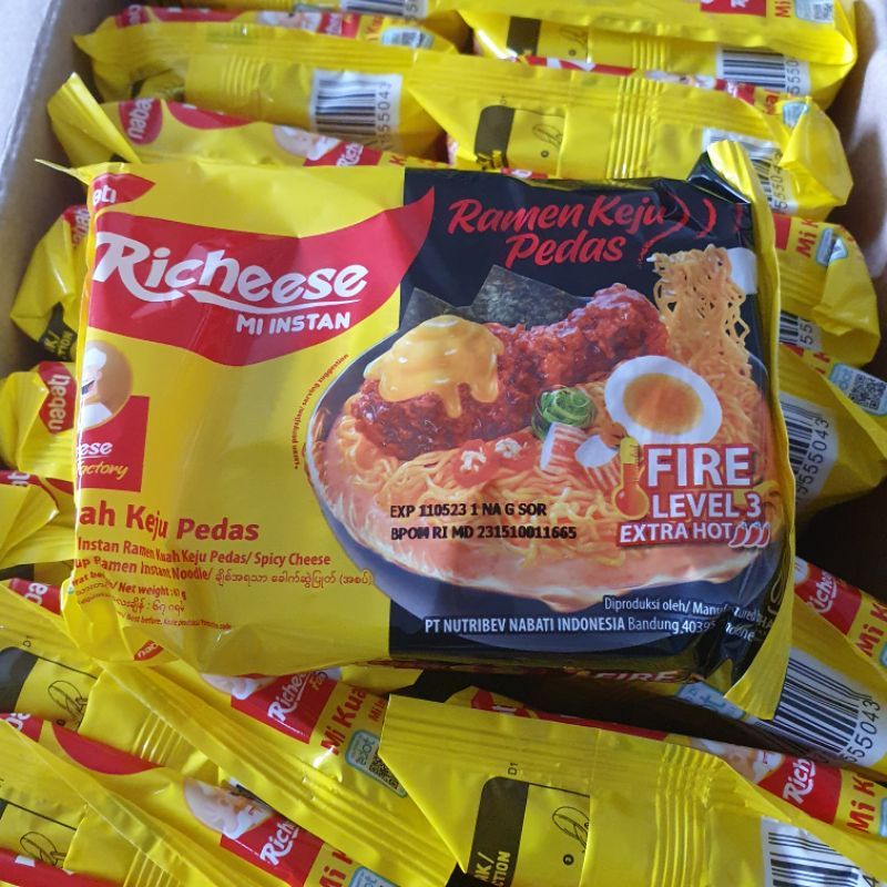 Jual RICHEESE MI INSTAN ramen kuah 3 - mie richeese | Shopee Indonesia