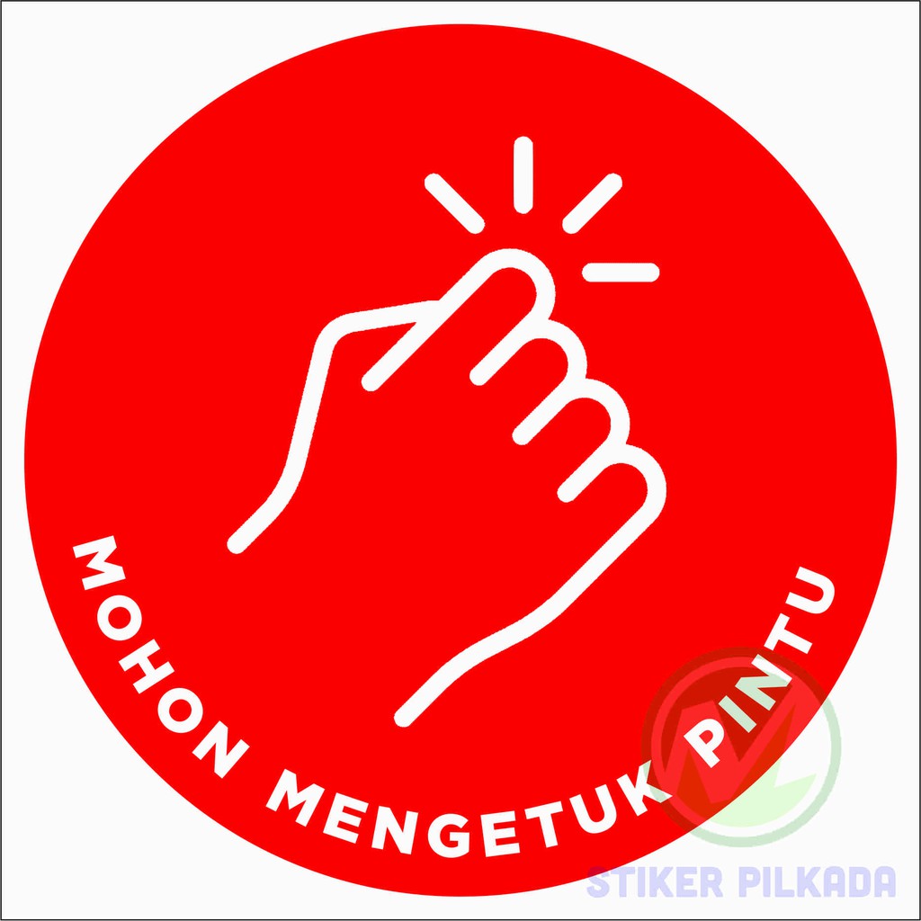 Jual STIKER VINYL MOHON MENGETUK PINTU BULATt | Shopee Indonesia
