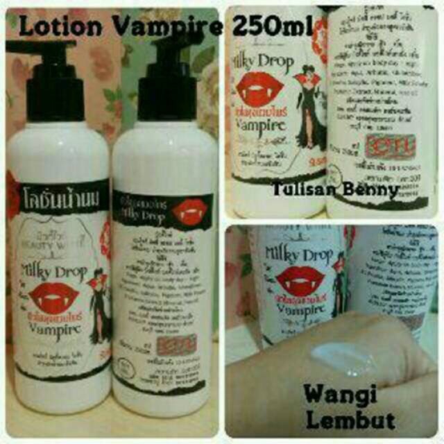 Jual Lotion Vampire original Thailand (250g) | Shopee Indonesia