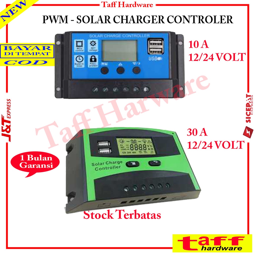 Jual SCC PLTS Alat Cas Baterai Panel Surya Solar Charger Controller ...