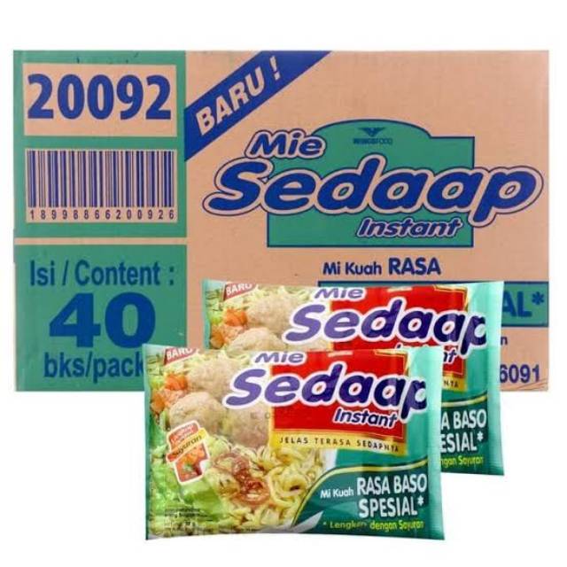 Jual Mie Sedaap Baso Spesial 1 dus 40 pcs | Shopee Indonesia