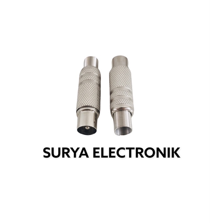 Jual jack antena tv besi jantan / jack tv besi / colokan antena tv ...