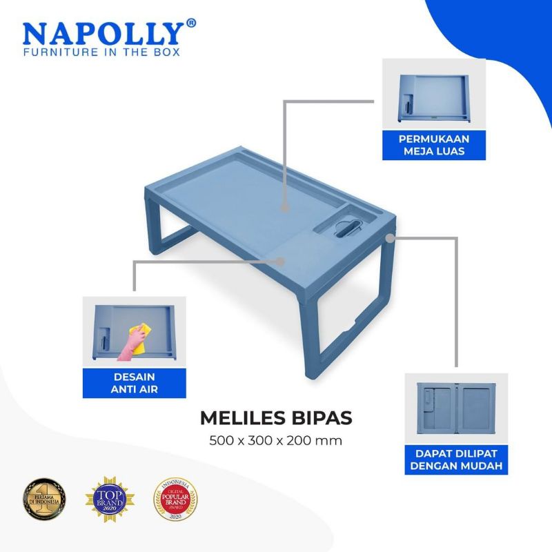 Jual Meja Lipat Lesehan / Meja Belajar NAPOLLY | Shopee Indonesia