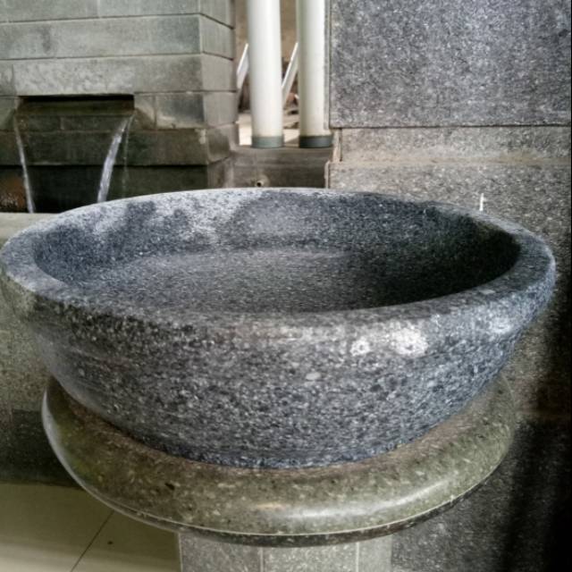 Jual COBEK/COET BATU MANGKOK 30CM DALAM 5-6CM | Shopee Indonesia