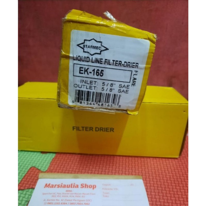 Jual Filter drier starmec / alco / starco 1/2 inch EK-164 ek-165 5/8 ...