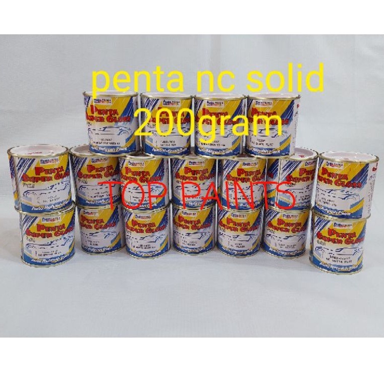 Jual CAT PENTA SUPER GLOSS NC SOLID MERAH/ORANGE/HIJAU/BIRU/KUNING/PINK ...