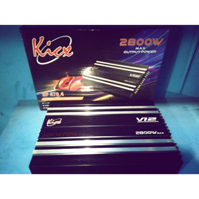 Jual Power kick kicx HP 470.4 4chanel multy chanel audio mobil juga | Shopee Indonesia