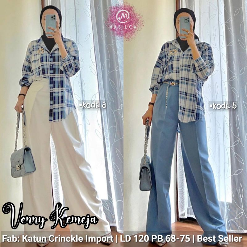 Jual venny kemeja ori by masilca | Shopee Indonesia