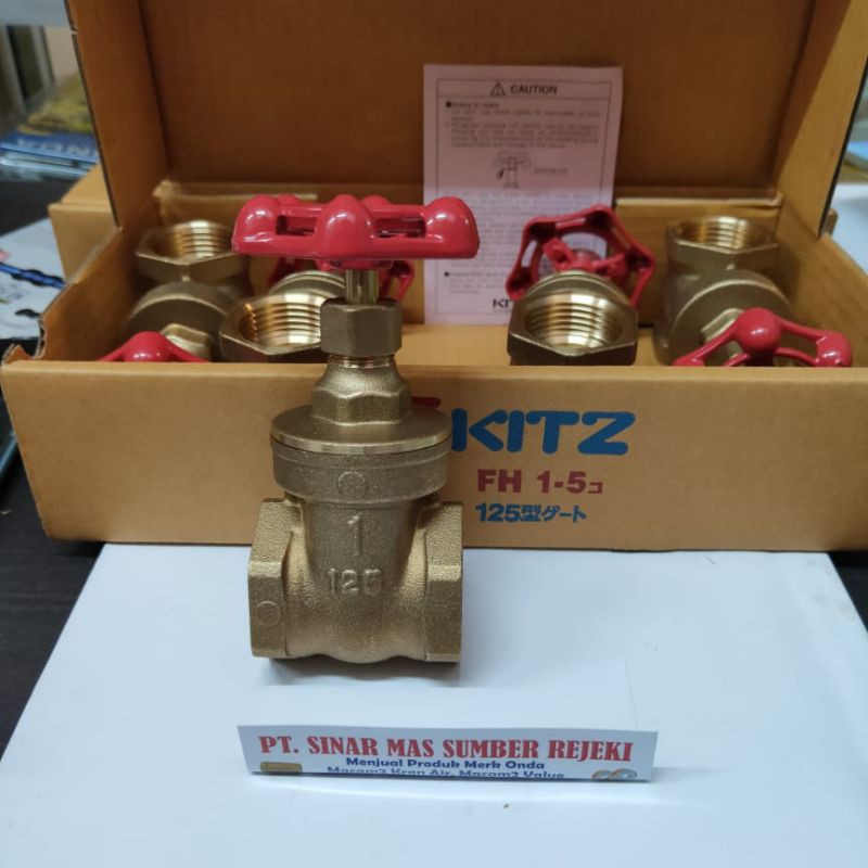 Jual Gate valve kitz kuningan 3/4" | Shopee Indonesia