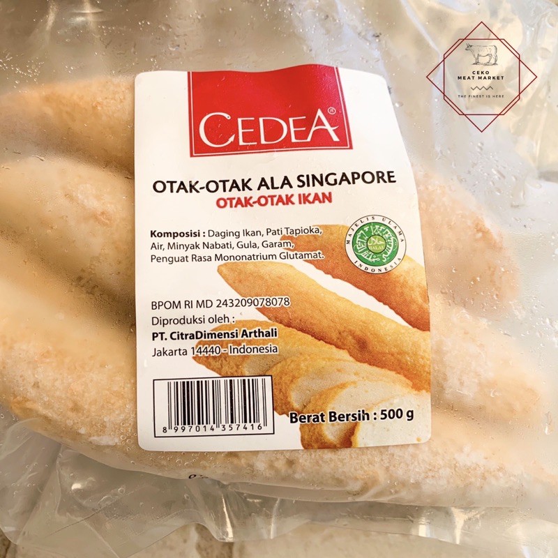 Jual CEDEA Otak otak Singapore 500gr Cidea Frozen Food | Shopee Indonesia