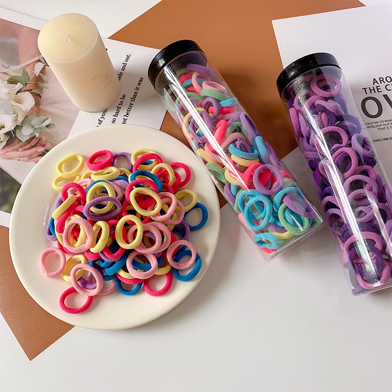 Jual ED - FREE TOPLES - 100PCS IKAT RAMBUT DONAT TOWEL RING / KUNCIR ...