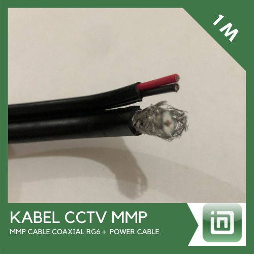 Jual Kabel CCTV Kabel RG 6 + Power 1 meter | Shopee Indonesia