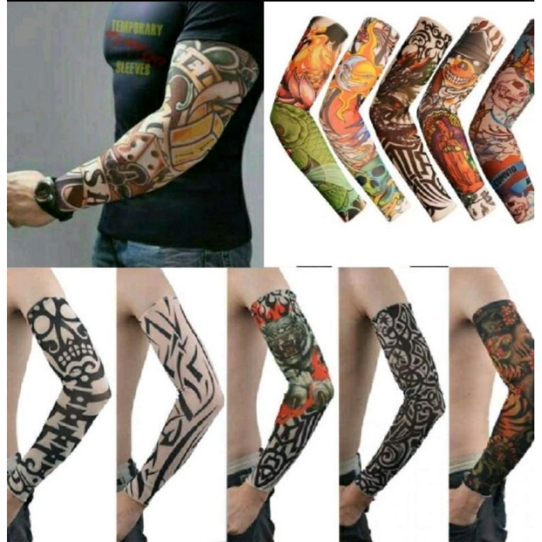 Jual MANSET LENGAN MOTIF TATO ISI 3PASANG/ MANSET PRIA DAN WANITA ...