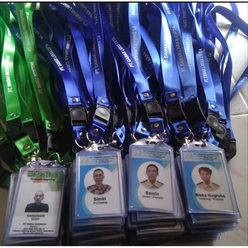 Jual Bikin Id Card Murah/ Id Card Satuan Lengkap / Id Card Karyawan ...