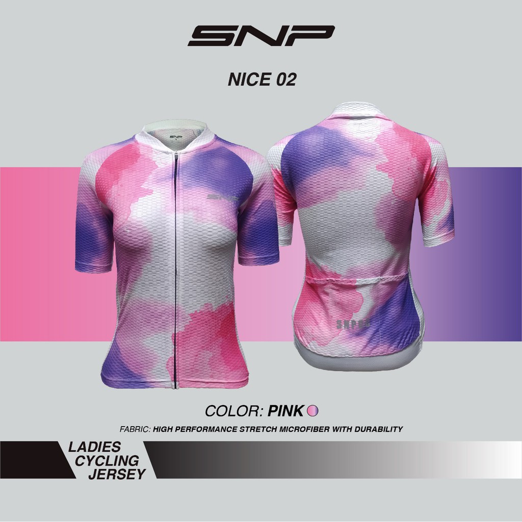 Jual JERSEY SEPEDA WANITA SNP SPORT NICE WHITE PINK PUTIH LENGAN PENDEK | Shopee Indonesia