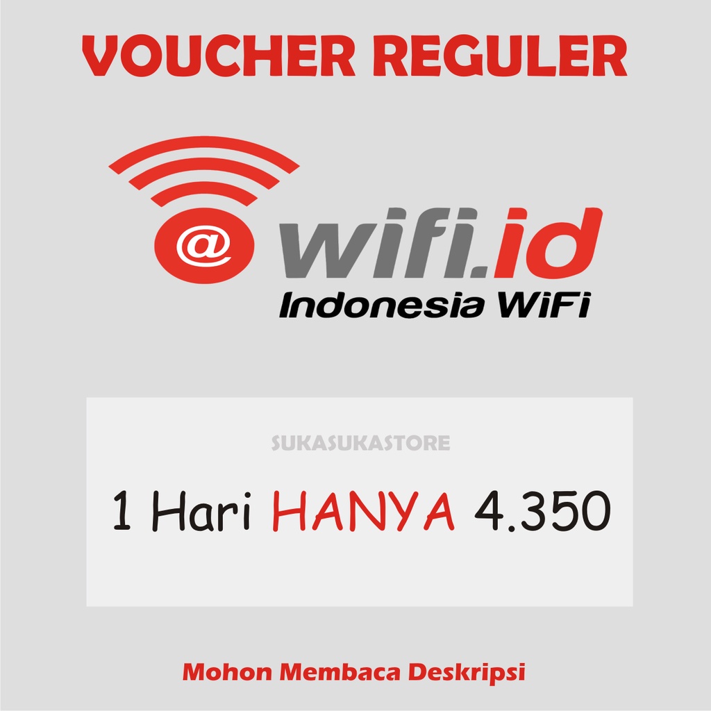 Jual WIFI ID VOUCHER REGULER 1 HARI | Shopee Indonesia