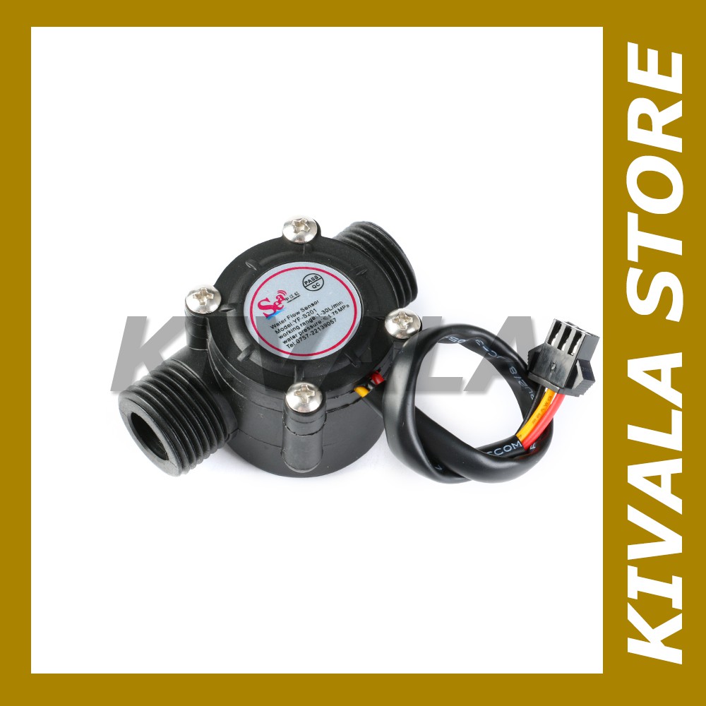 Jual Water flow sensor 0.5 inch YF-S201 arduino raspberry | Shopee Indonesia