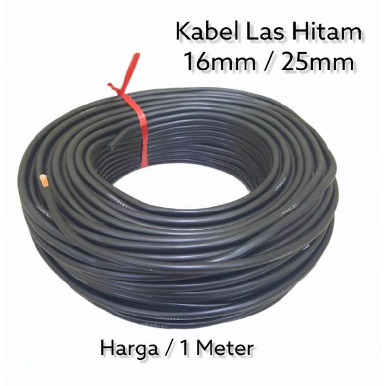 Jual Kabel Las 16mm/25mm/35mm Hitam Kabel Mesin Travo Las Listrik 16mm ...