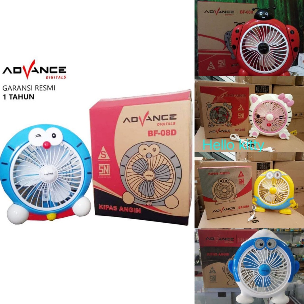 Jual Kipas Angin Listrik Meja/ Duduk Karakter Advance BF-08 Ukuran 8 ...