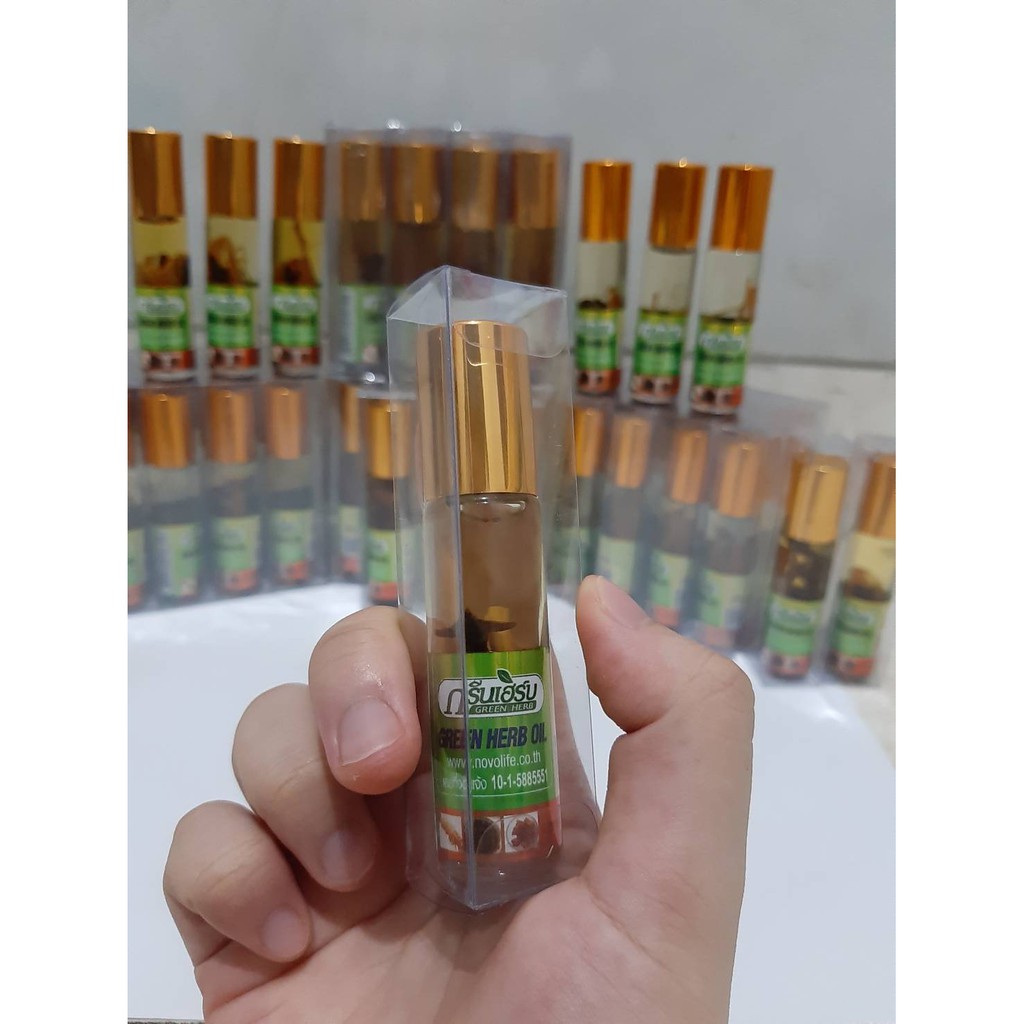 Jual NOVOLIFE THAILAND GREEN HERB OIL - MINYAK ANGIN HERBAL GINSENG ...