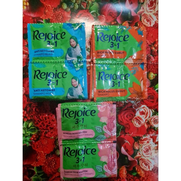 Jual REJOICE Shampo Sachet 1000 [ Renteng 12x10 ml ] | Shopee Indonesia
