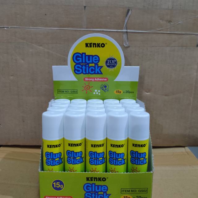 Jual Lem Stick / Glue Stick Kenko Sedang 15 gram (20 buah) | Shopee ...