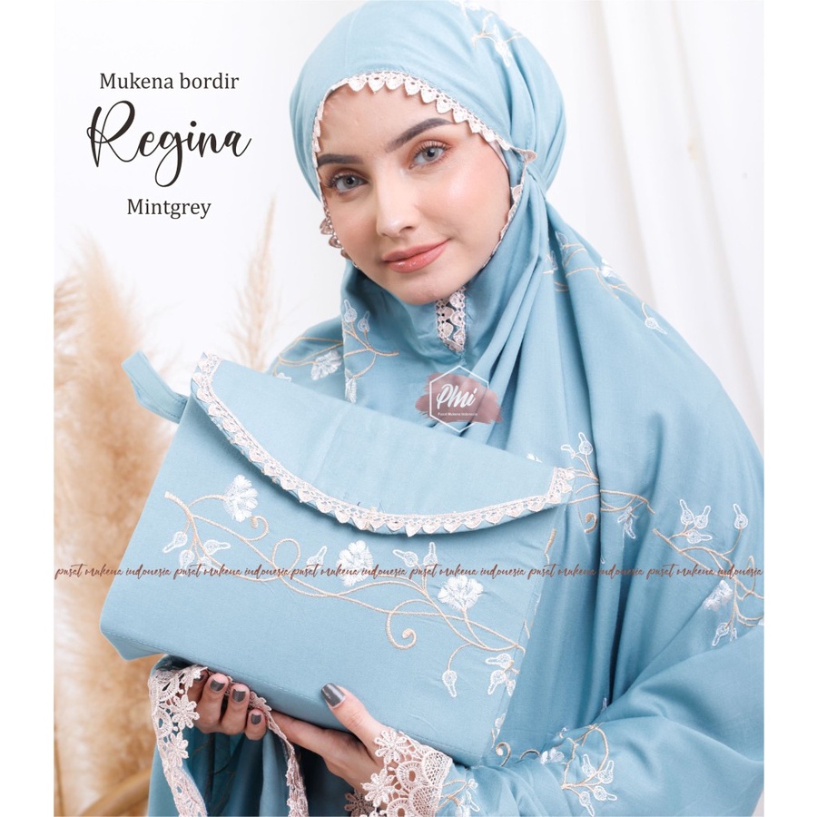 Jual Mukena Regina Rayon Dewasa Model Terbaru 2022 Mukenah Cantik dan ...