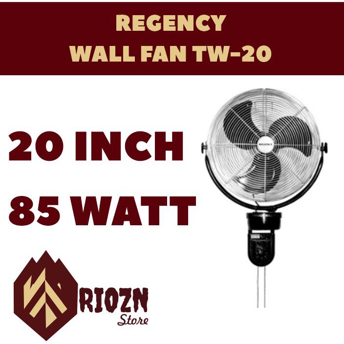 Jual Kipas Regency 20 Wall Fan Regency TW20 | Shopee Indonesia