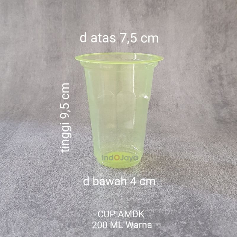 Jual GELAS AQUA / CUP AMDK / GELAS TEH 220 ML FOOD GRADE HYGIENIS UNTUK ...