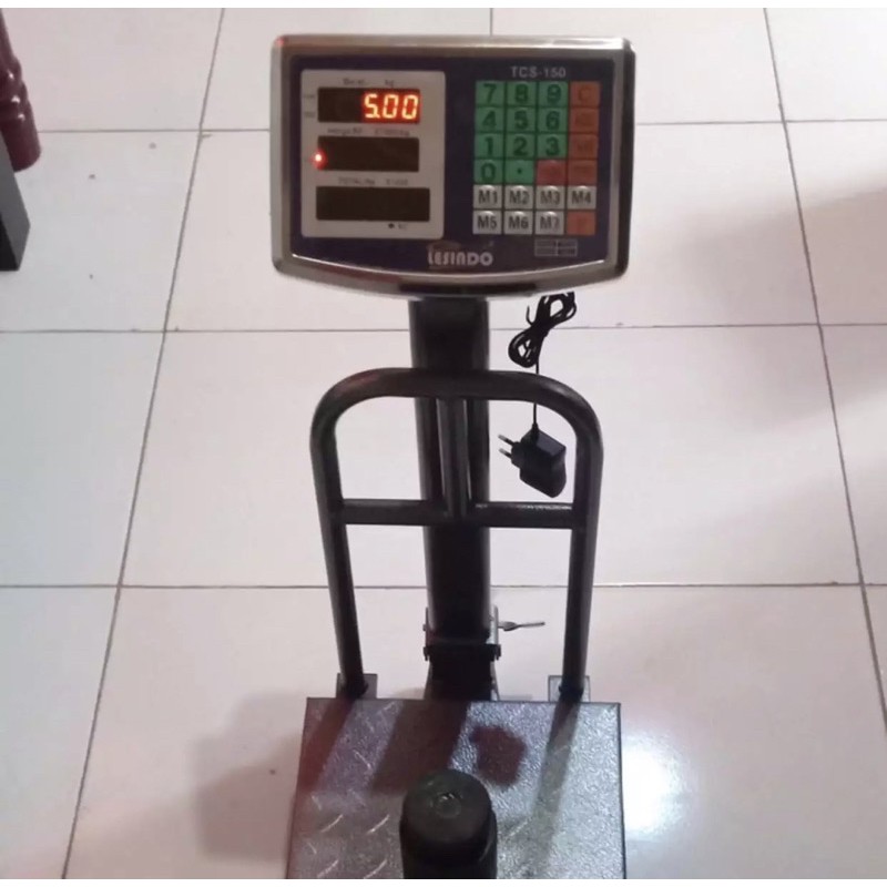 Jual LS-150kg Timbangan duduk digital 150 kg / Timbangan barang 150 kg / Electronic Platform ...