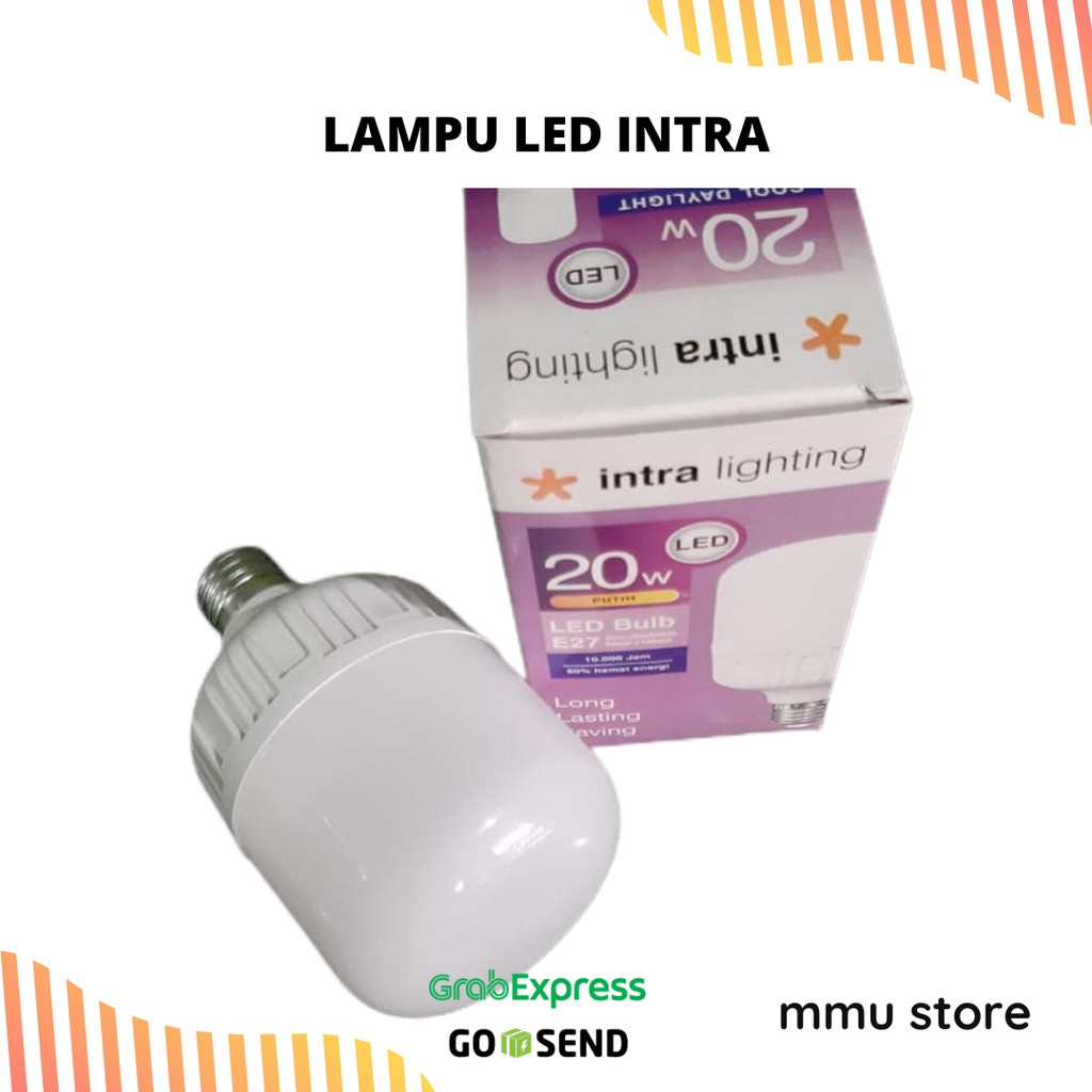 Jual INTRA LAMPU LED KAPSUL / TABUNG 5 WATT, 10 WATT, 15 WATT, 20 WATT ...