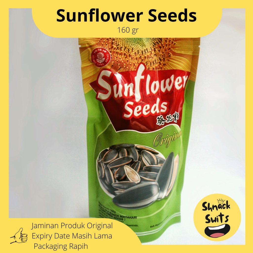 Jual Kuaci Bunga Matahari / Sunflower Seed 160gr | Shopee Indonesia