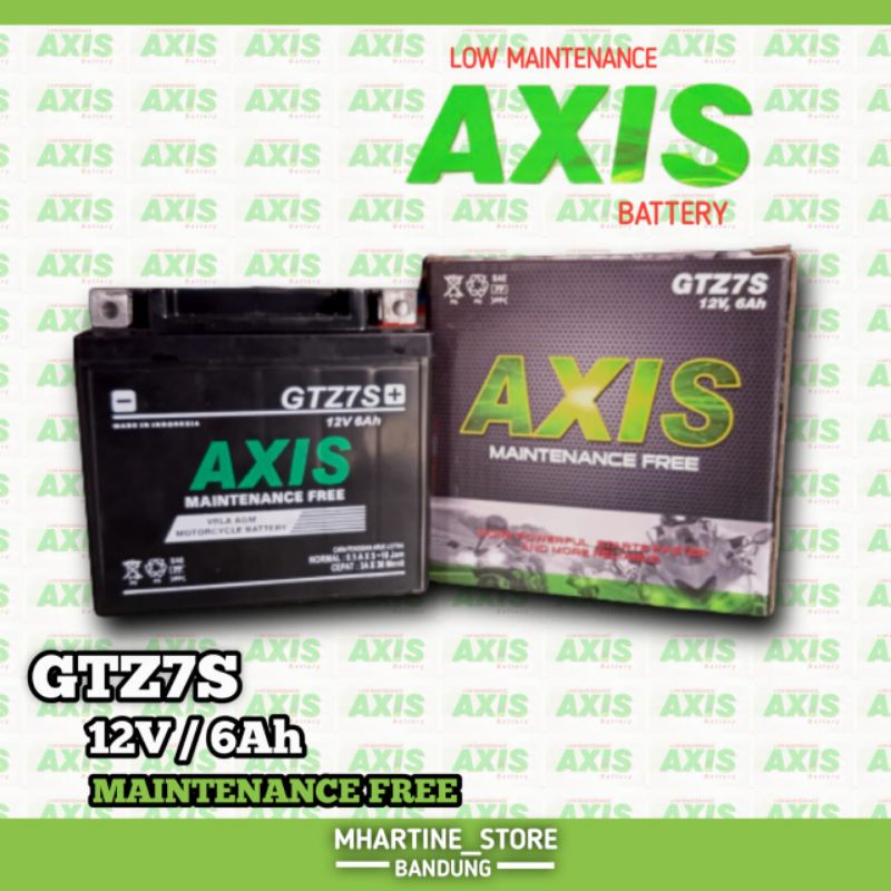 Jual aki motor kering axis gtz7s vario125/150 cbr150 lexi | Shopee ...