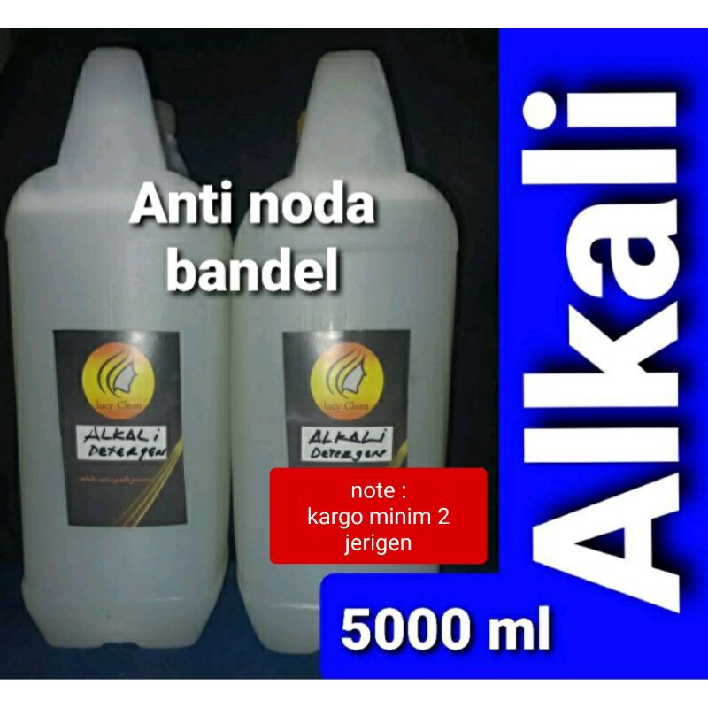 Jual Alkali/ Alkalite laundry / penghilang noda pakaian laundry /detergen cair anti noda isi 5 ...