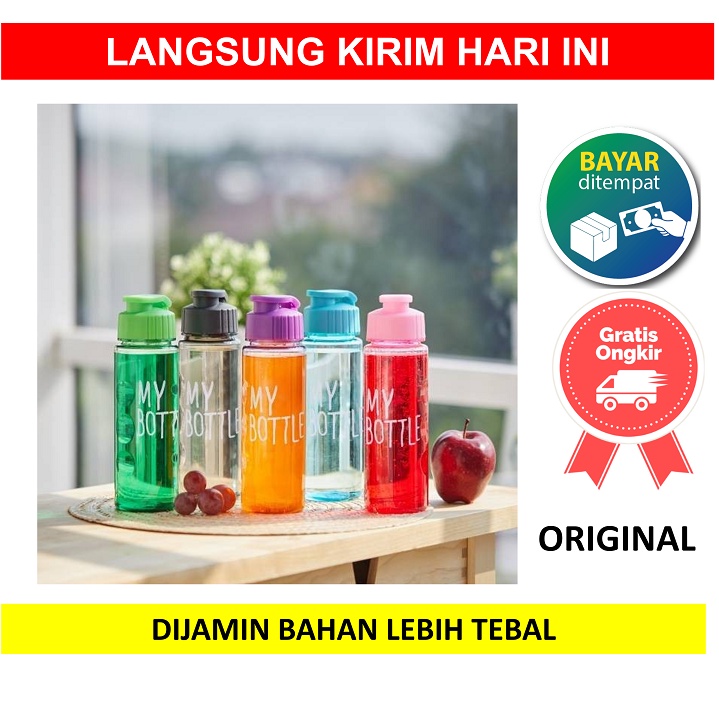 Jual Botol My Bottle Flip Klik Klick Click Clip Up Minum Anak Sekolah ...