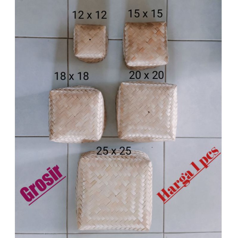 Jual Besek bambu Grosir murah berkualitas, box catering, | Shopee Indonesia