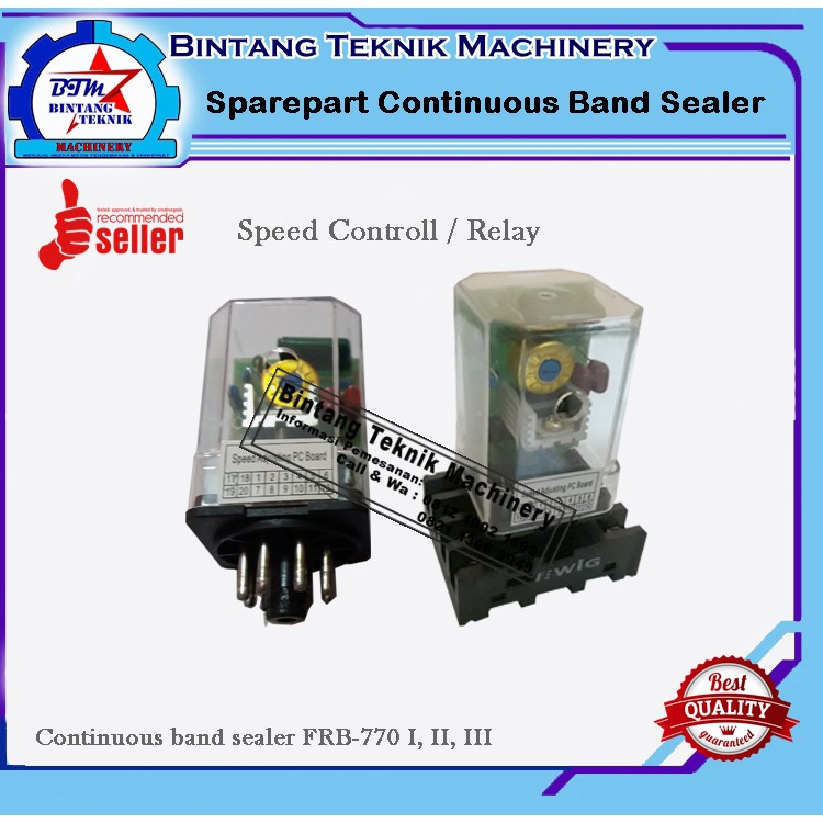 Jual Speed control relay untuk mengatur kecepatan conveyor continuous band sealer | Shopee Indonesia