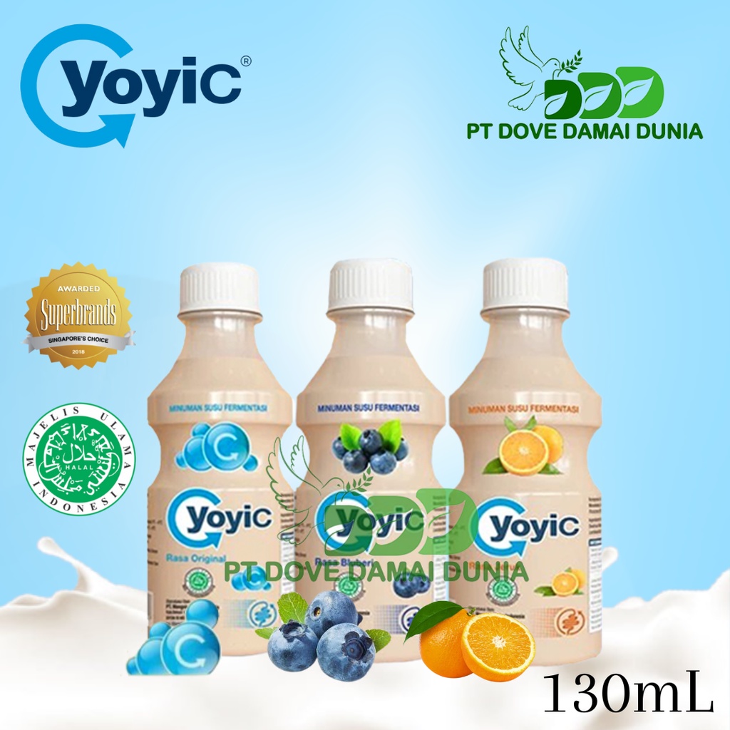 Jual 1 Botol YoyiC Minuman Susu Fermentasi / Susu Probiotik 130mL ...