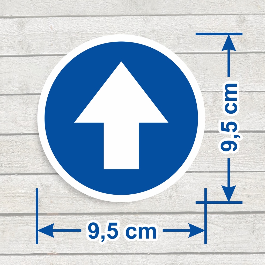Jual Sticker Vinyl Sign Penunjuk Arah Rambu Panah Stiker Marka Arrow 9 ...